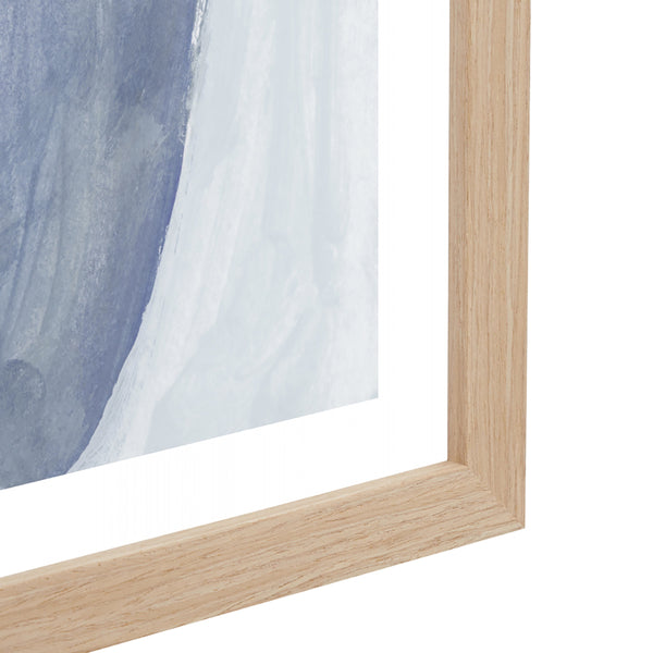 Morning Meditation Blue Framed Print – Life Interiors