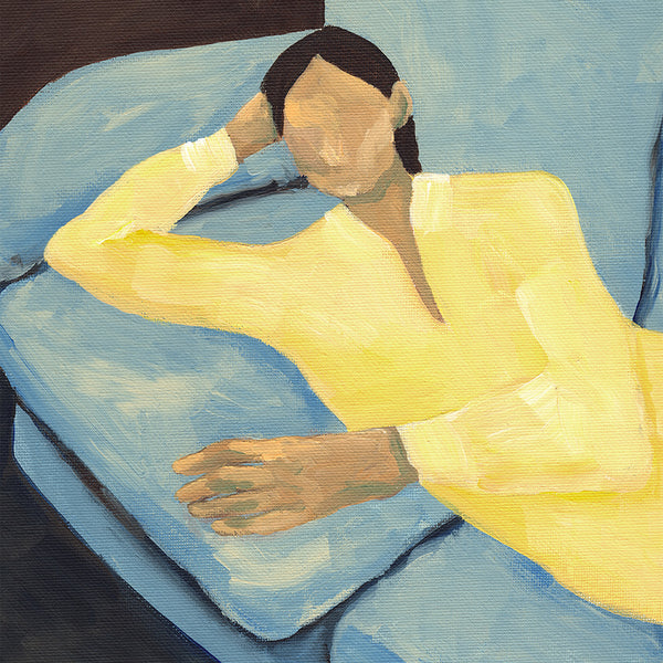 Blue Sofa Art Print – Life Interiors