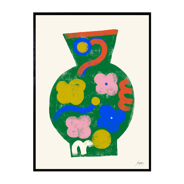 Summer Vase 01 Art Print – Life Interiors