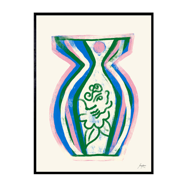Summer Vase 02 Art Print – Life Interiors