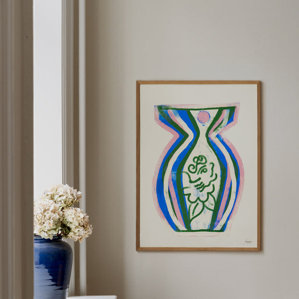 Summer Vase 02 Art Print – Life Interiors
