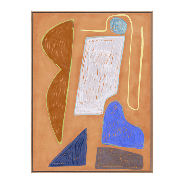 Desert Geo I Portrait Art Print – Life Interiors