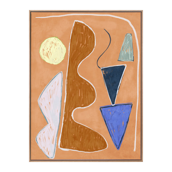 Desert Geo II Portrait Art Print – Life Interiors