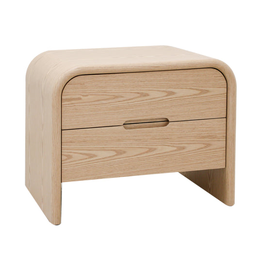 Sienna Curved Bedside Table – Life Interiors