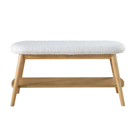 Poppy Boucle Bench – Life Interiors