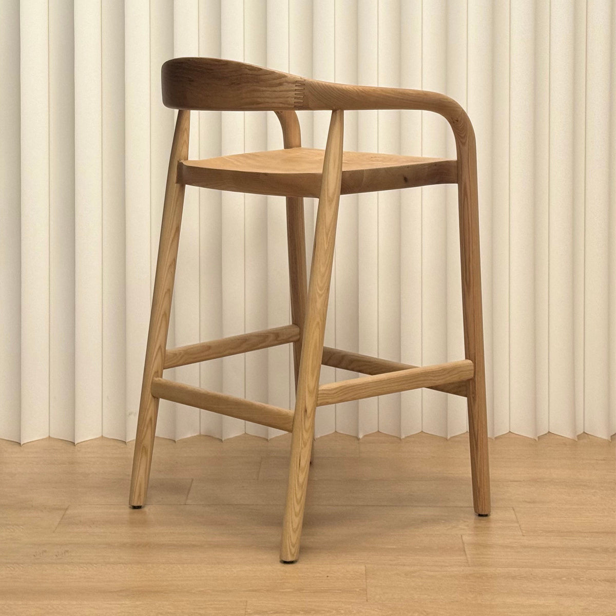 Noris Timber Bar Stool – Life Interiors