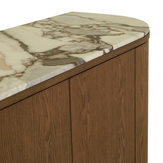 Oberon Crescent Marble Buffet – Life Interiors