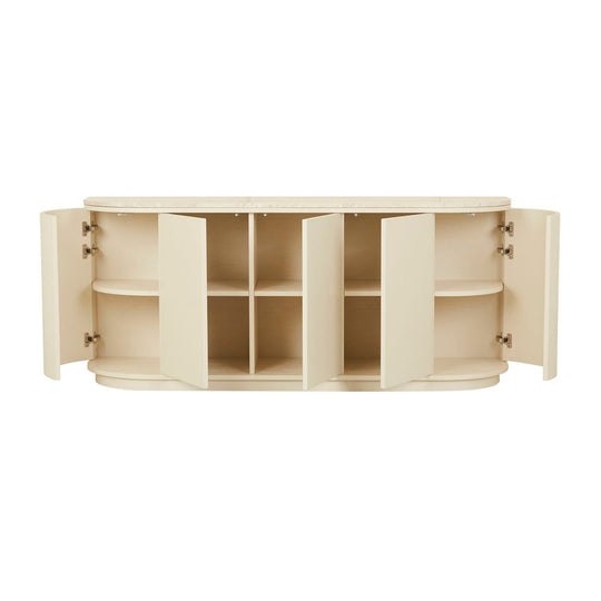 Oberon Crescent Marble Buffet – Life Interiors