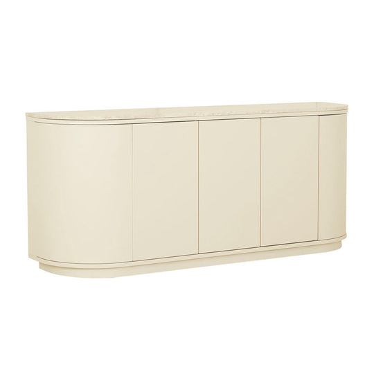 Oberon Crescent Marble Buffet – Life Interiors