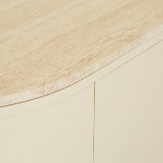 Oberon Crescent Marble Buffet – Life Interiors