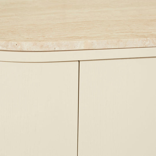 Oberon Crescent Marble Buffet – Life Interiors
