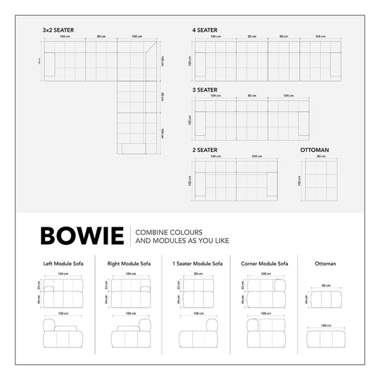 Bowie Textured Velvet Armless Modular Piece – Life Interiors