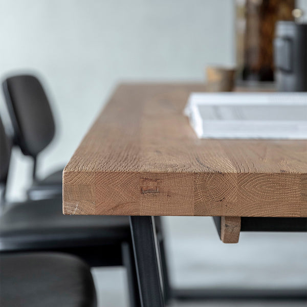 Calia Rectangle Extendable Dining Table (Oak, 200-300cm) – Life Interiors