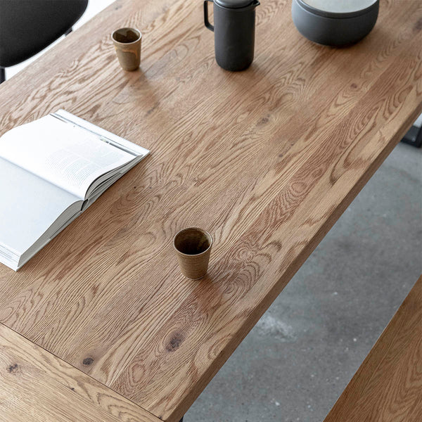 Calia Rectangle Extendable Dining Table (Oak, 200-300cm) – Life Interiors