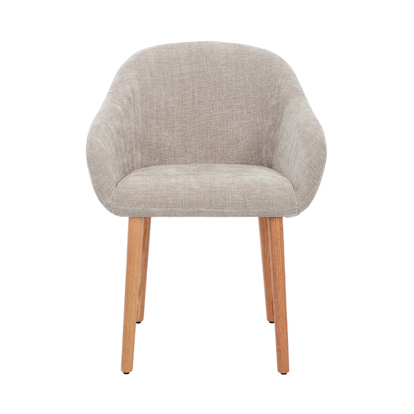 Chloe Fabric Dining Arm Chair – Life Interiors