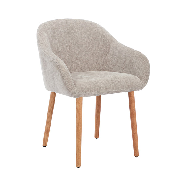Chloe Fabric Dining Arm Chair – Life Interiors