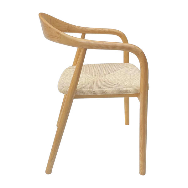 Noris Paper Cord Dining Chair – Life Interiors