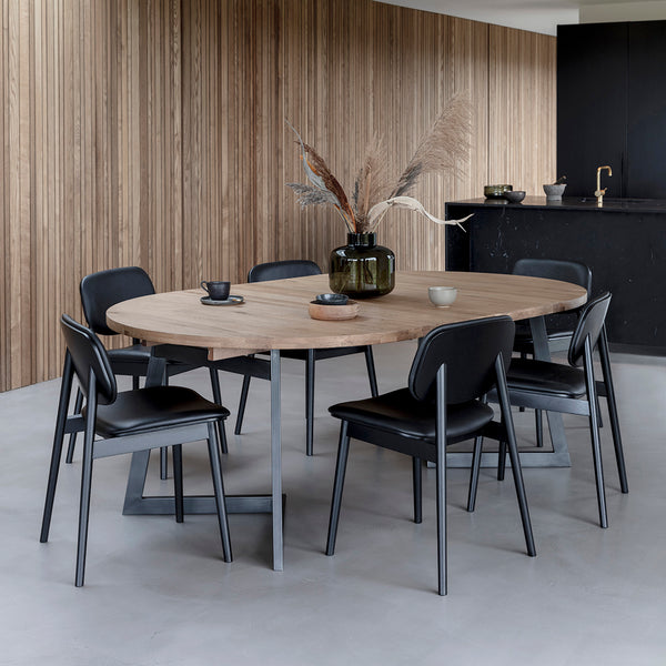 Calia Round Extendable Dining Table – Life Interiors