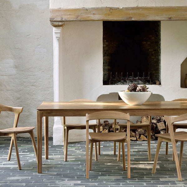 Bok Dining Table (Teak, 200cm) – Life Interiors
