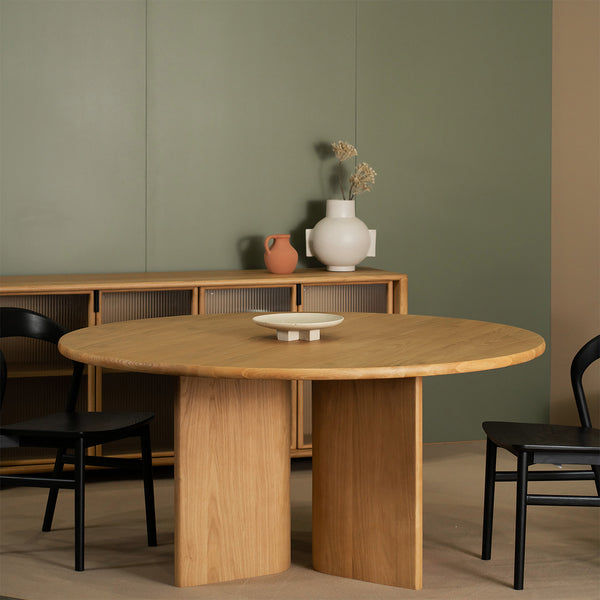 Fletcher Round Dining Table – Life Interiors