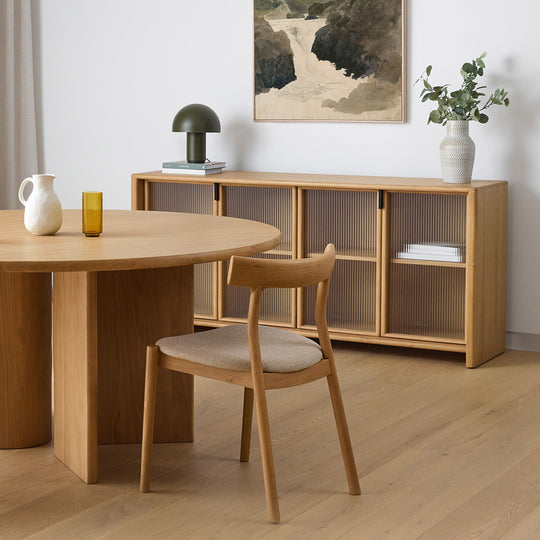 Fletcher Round Dining Table – Life Interiors