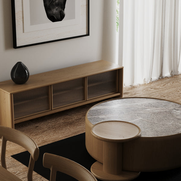 Fletcher Round Coffee Table – Life Interiors