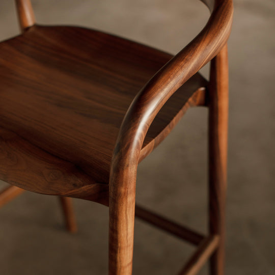Noris Timber Bar Stool – Life Interiors