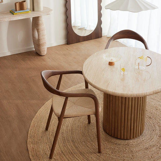 Cosmos Travertine Dining Table – Life Interiors