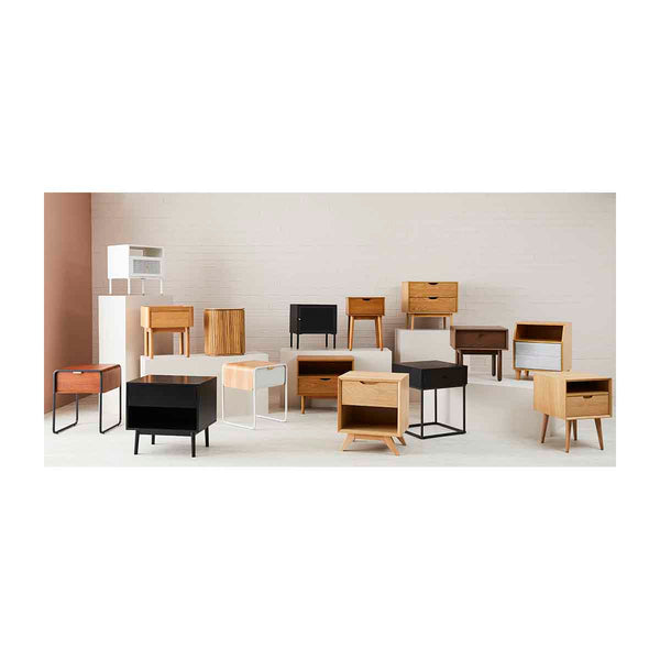 Life Interiors - Buy Jude 1 Drawer Bedside Table & Furniture Online or ...