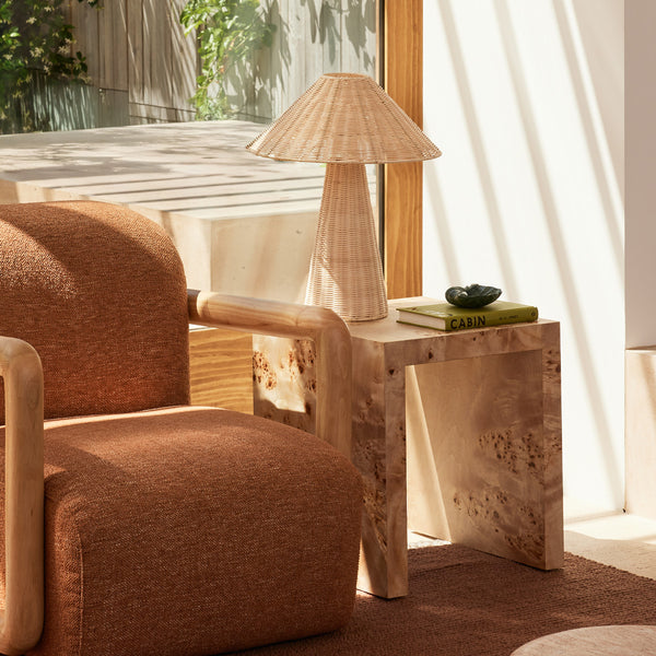 Valentina Burlwood Side Table – Life Interiors