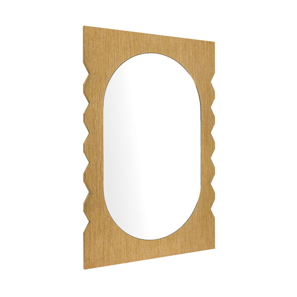 Azzurra Oak Wall Mirror – Life Interiors