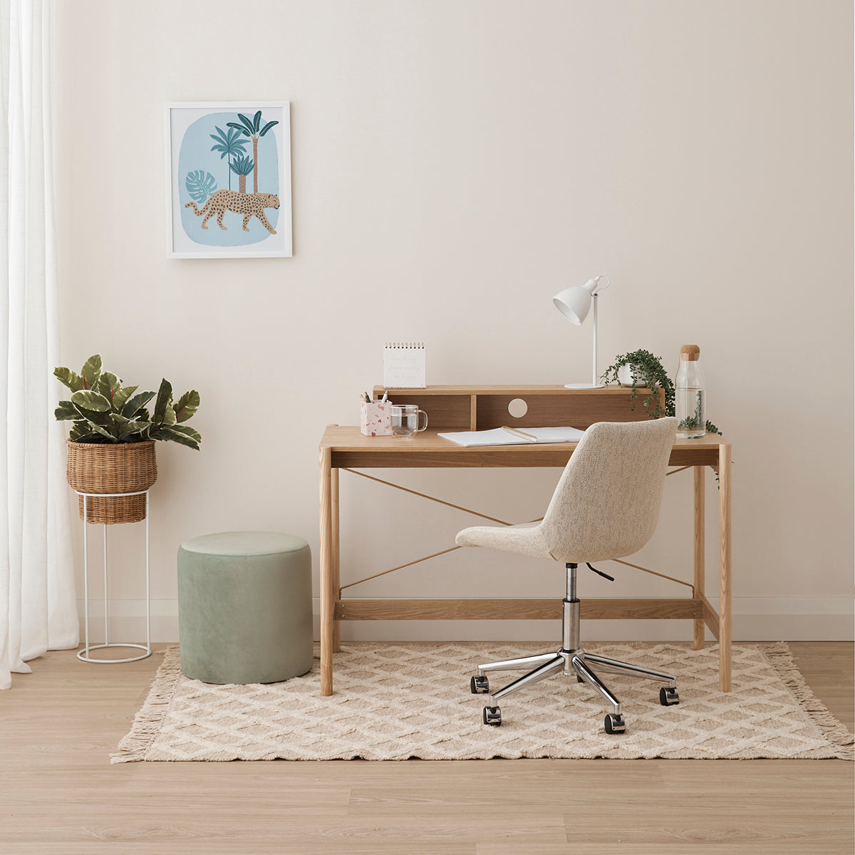 Levi Fabric Office Chair – Life Interiors