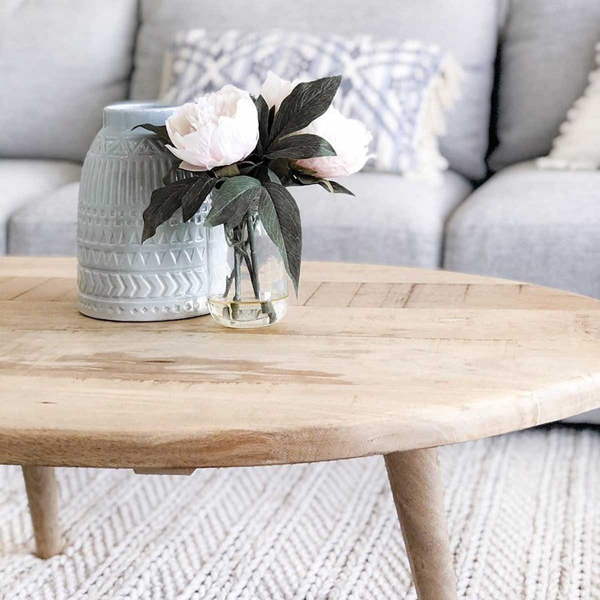 Ivory Beige Rectangle Rug | Buy Isabella Braided Online – Life Interiors