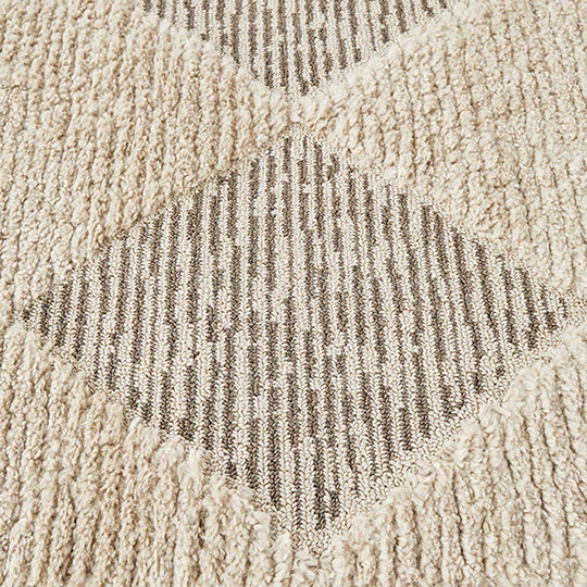 Contemporary Beige Diamond Rug | Buy Serenade Yuri Online – Life Interiors