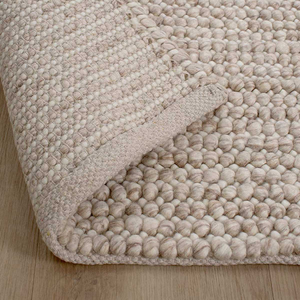 Contemporary Beige Rectangle Rug | Buy Magic Linen Rug Online – Life ...