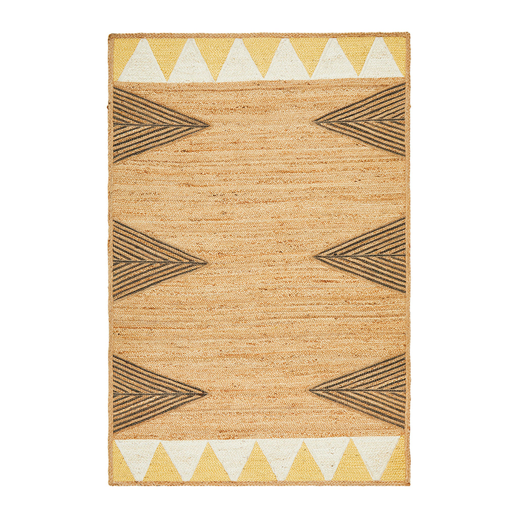 Parade 222 Yellow Jute Rug | Buy Online for Boho Weave Style – Life ...