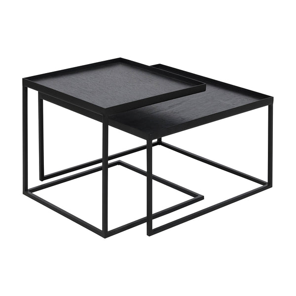 Tray Square Coffee Table Set of 2 – Life Interiors