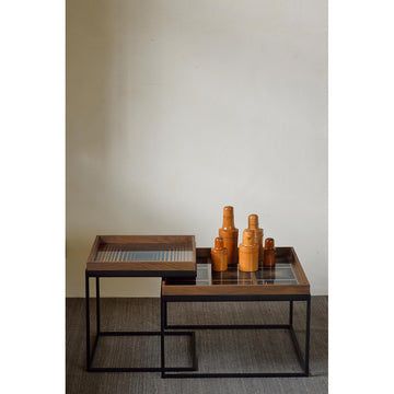 Tray Square Coffee Table Set of 2 – Life Interiors