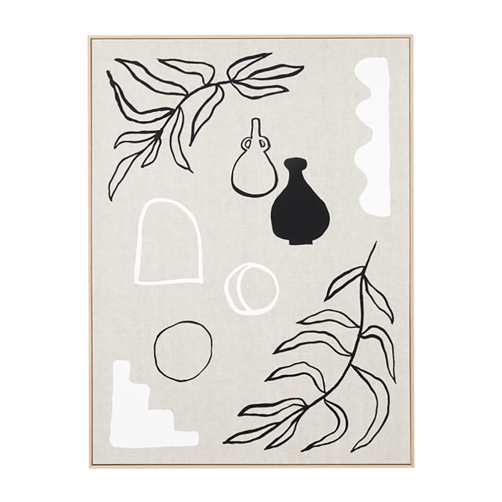 Pottery Collection 1 Framed Screenprint – Life Interiors