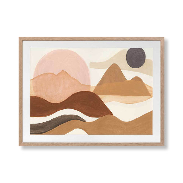 Adobe Boho Landscape Art Print – Life Interiors
