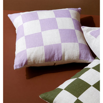Big Check Square Cushion – Life Interiors