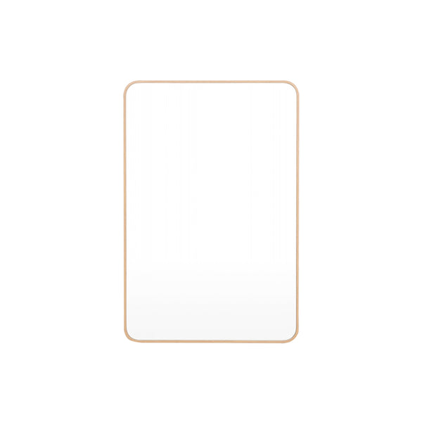 Simplicity Curve Rectangle Mirror (Oak) – Life Interiors