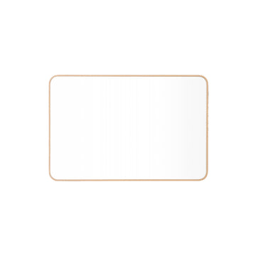 Simplicity Curve Rectangle Mirror (Oak) – Life Interiors