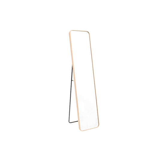 Simplicity Curve Standing Mirror (Oak) – Life Interiors