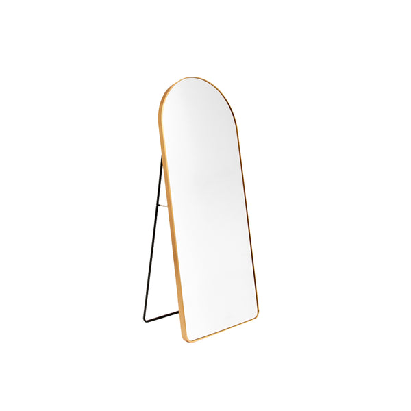 Simplicity Standing Arch Curve Mirror (Gold) – Life Interiors