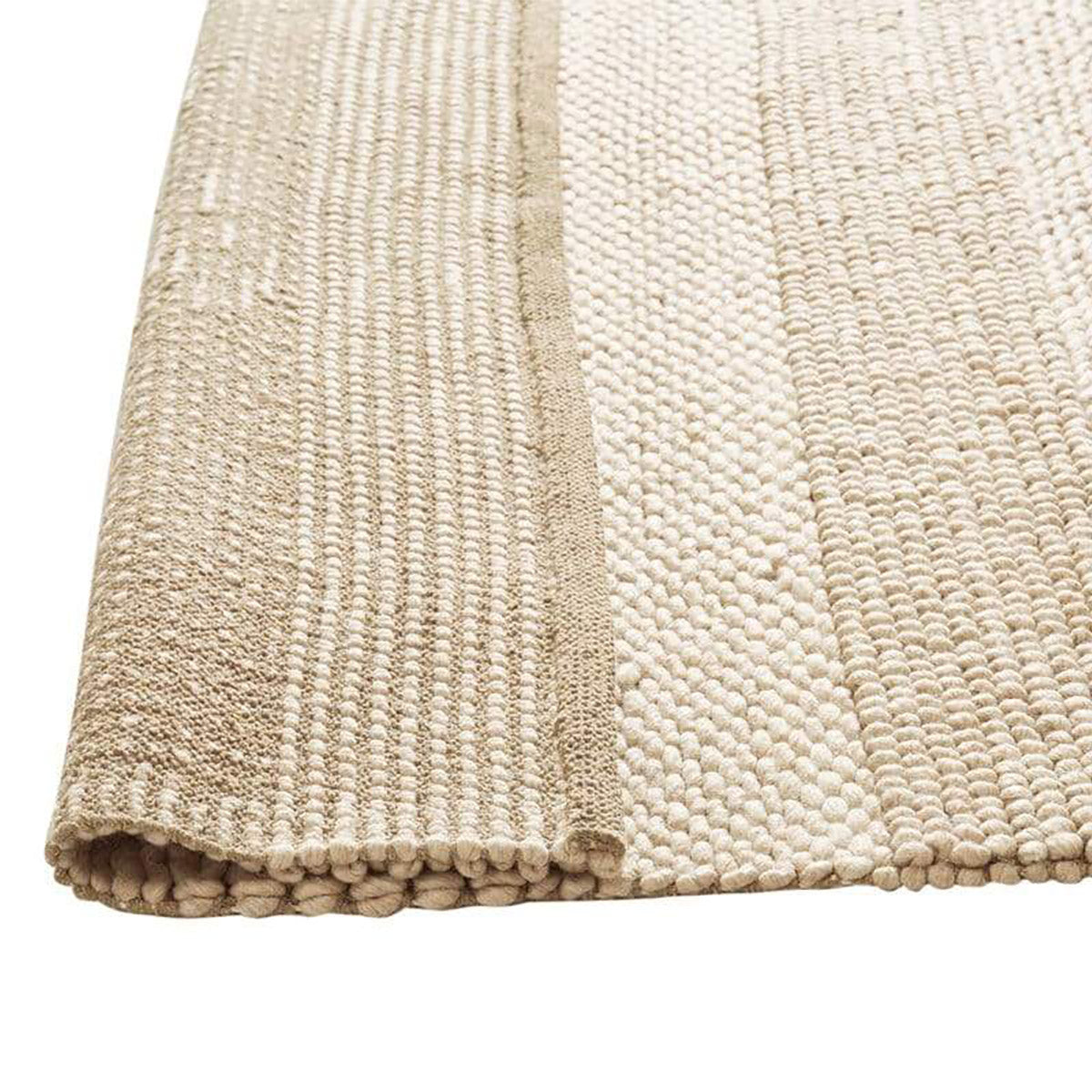 Beige Braided and Looped Rug | Buy Fleur Contemporary Weave Online ...