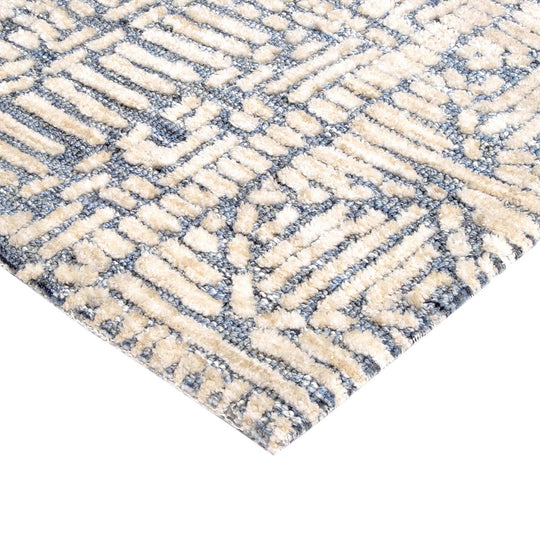 Geometric Patterned Rugs Online | Buy Karmen Blue Tribal Rug – Life ...