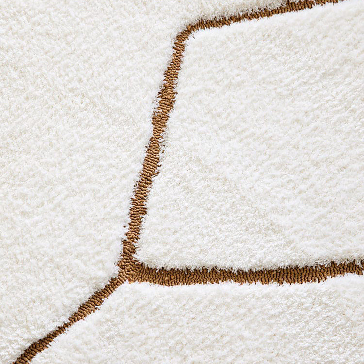 Nyla Carved Shag Rug | Buy Tribal Gold & Cream Online – Life Interiors