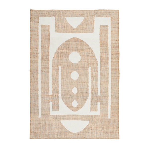 Neutral Beige Abstract Rectangle Rug | Buy Sahara Zelda Online – Life ...