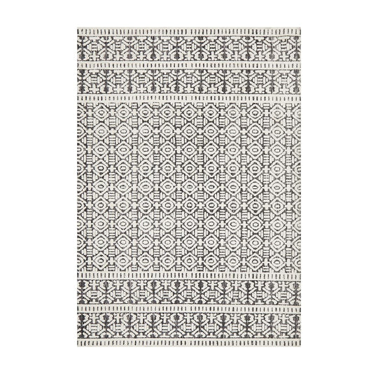 Levi Multi-coloured Tribal Polyester Rectangle Rug | Buy Levi 361 ...
